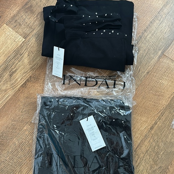 Indah | Pants & Jumpsuits | Indah Dominique Studded Flare Pant Nwt ...